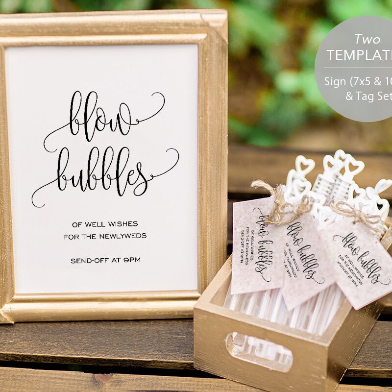 Bubble Send Off - Etsy