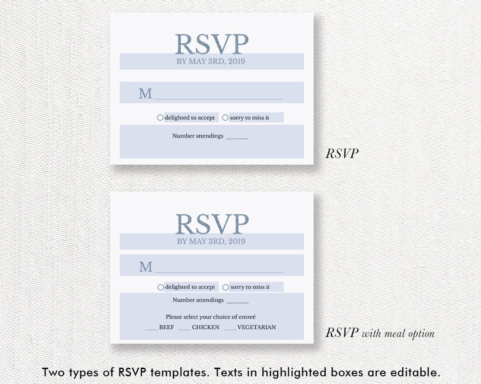 Booklet Invitation Set Printable Wedding Invitation Template - Etsy