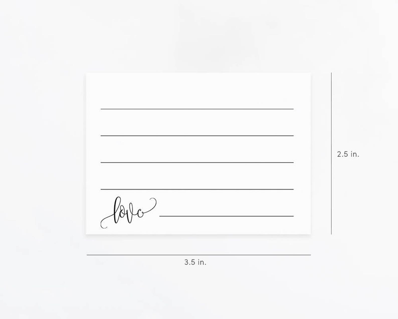 Mini Well Wishes Card Template Well Wishes Printable Wedding | Etsy