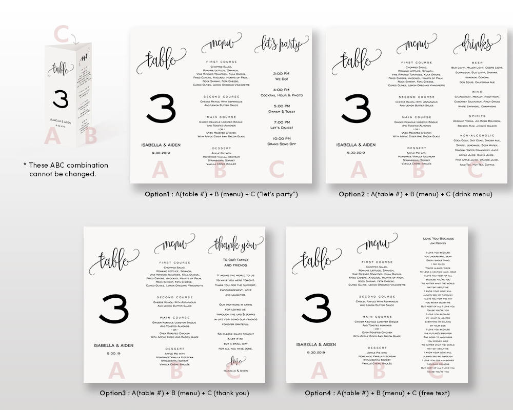 Printable Triangle Table Numbers Three-sided Table Numbers - Etsy