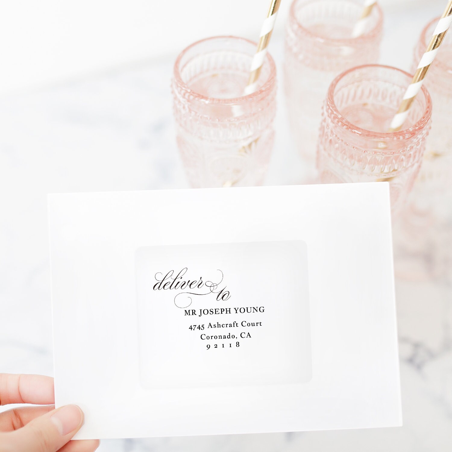 AVERY Address Label Template Avery18664 Clear Mailing Address - Etsy
