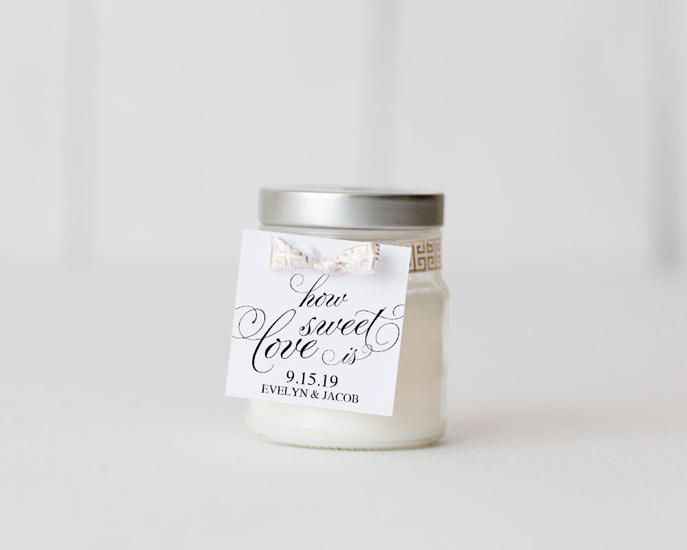 Wedding Gift Tag Template Printable Wedding Favor Tag Label - Etsy