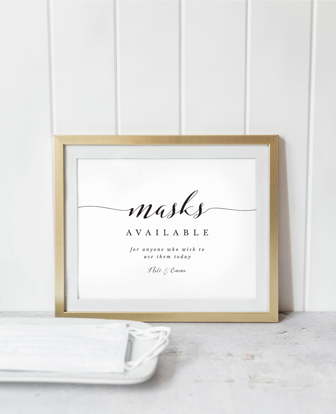 Masks Available Sign Template, Printable Masks Sign, Social Distancing ...
