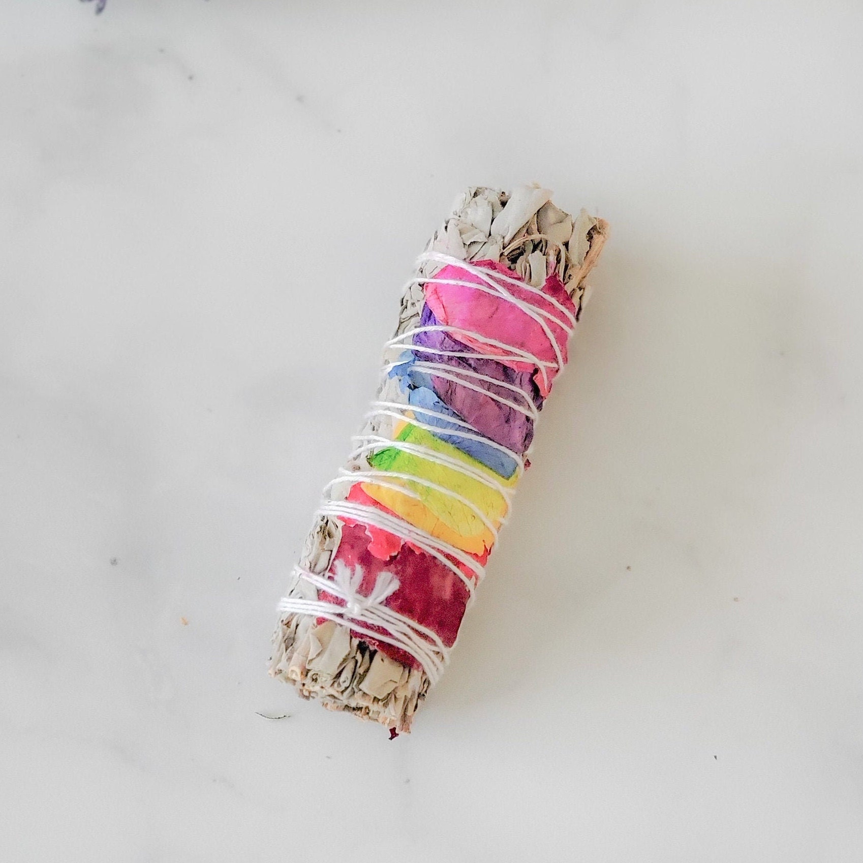 7 Chakra White Sage Chakra Rose Petal White Sage Bundle - Etsy Sweden