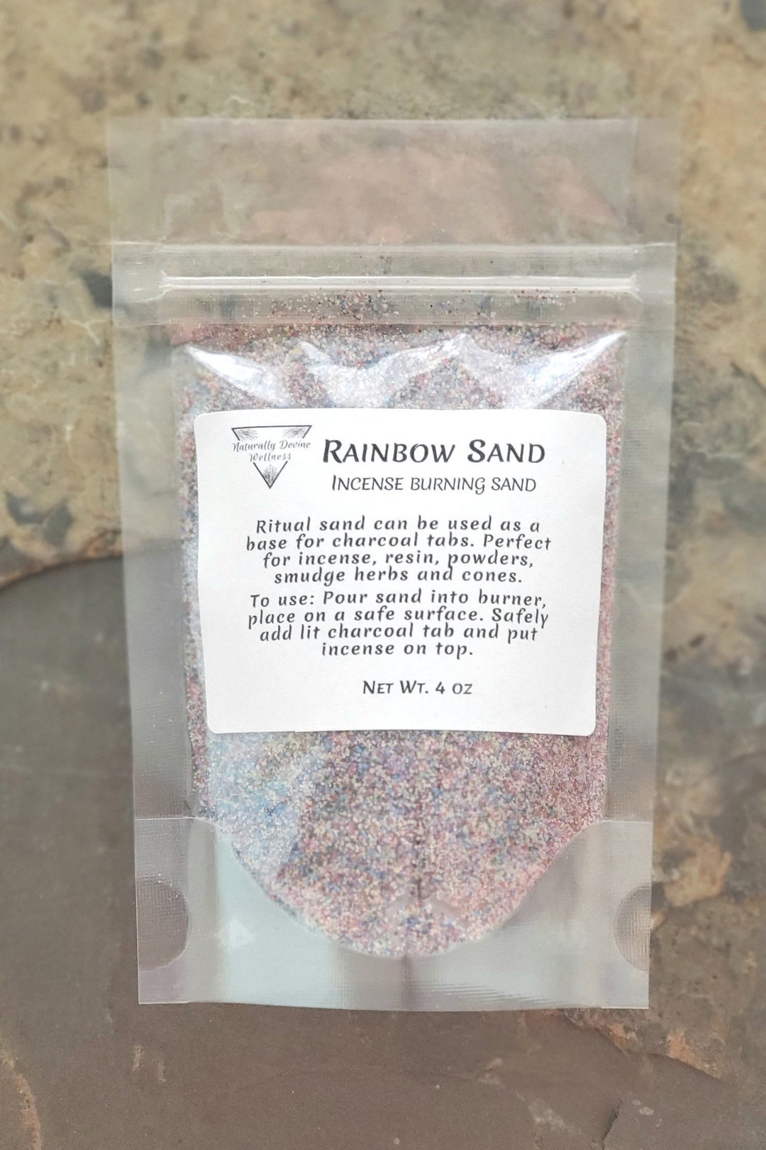 Rainbow Sand Incense Sand, Burning Resins, Smudge Herbs, Charcoal ...