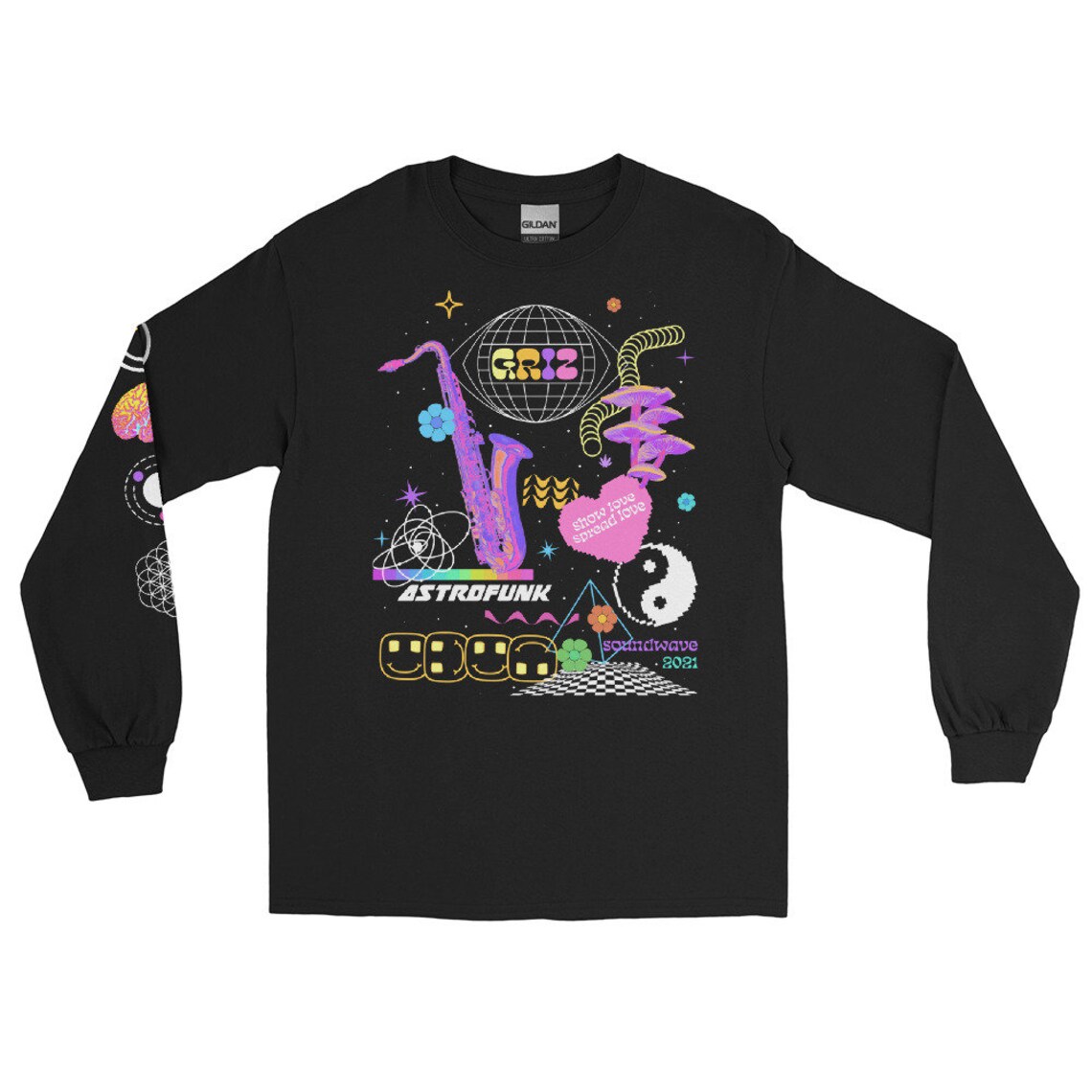 GRIZ Astrofunk Long Sleeve Griz Edm Music Festical Merch - Etsy