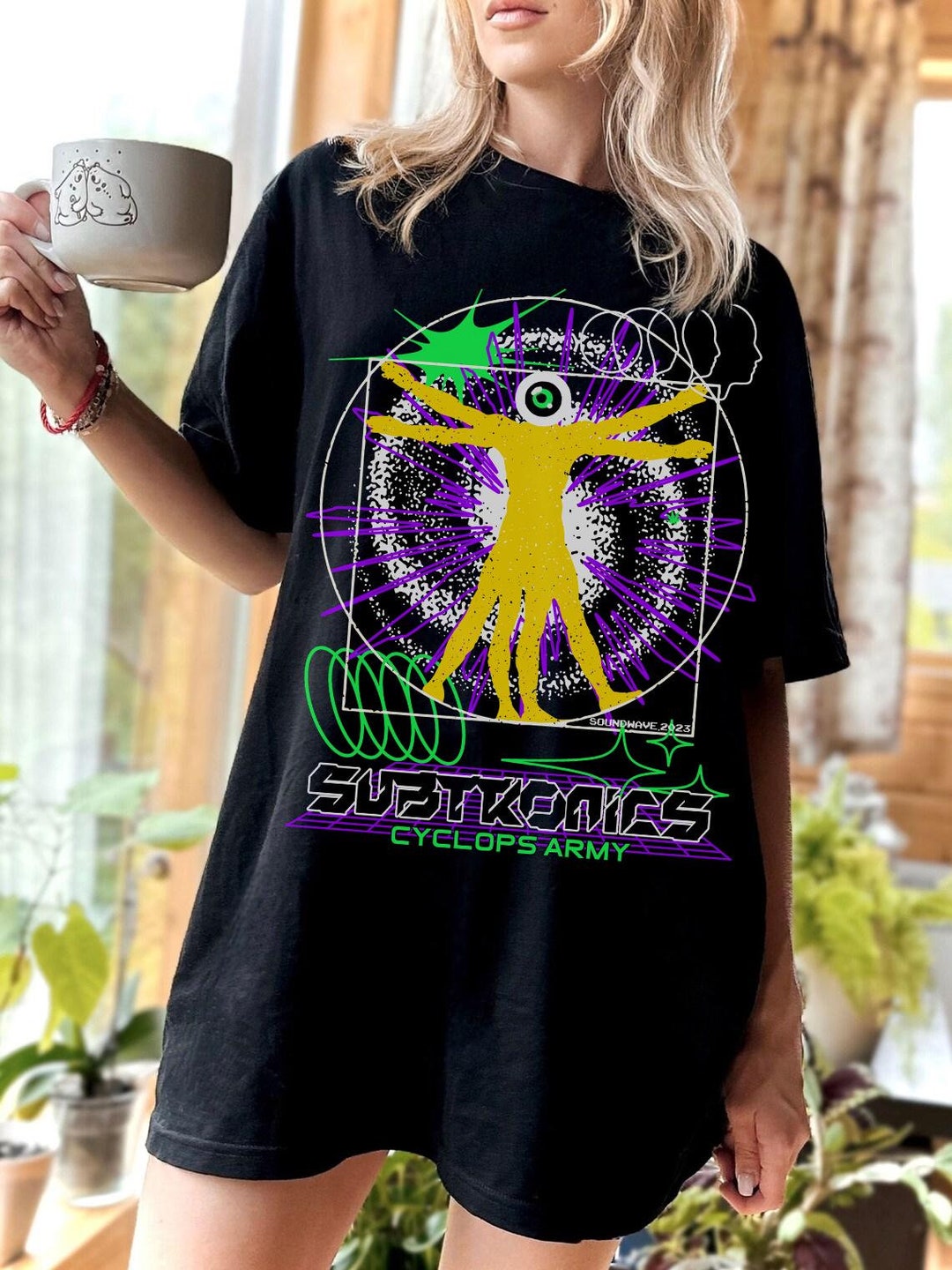 SUBTRONICS Cyclops Army T-shirt | Edm Music Festival Merch - Etsy