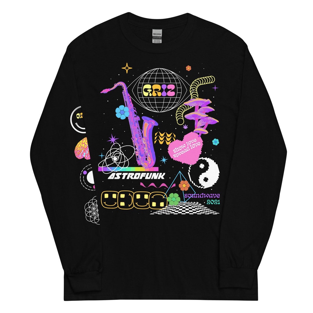 GRIZ Astrofunk Long Sleeve Griz Edm Music Festical Merch - Etsy