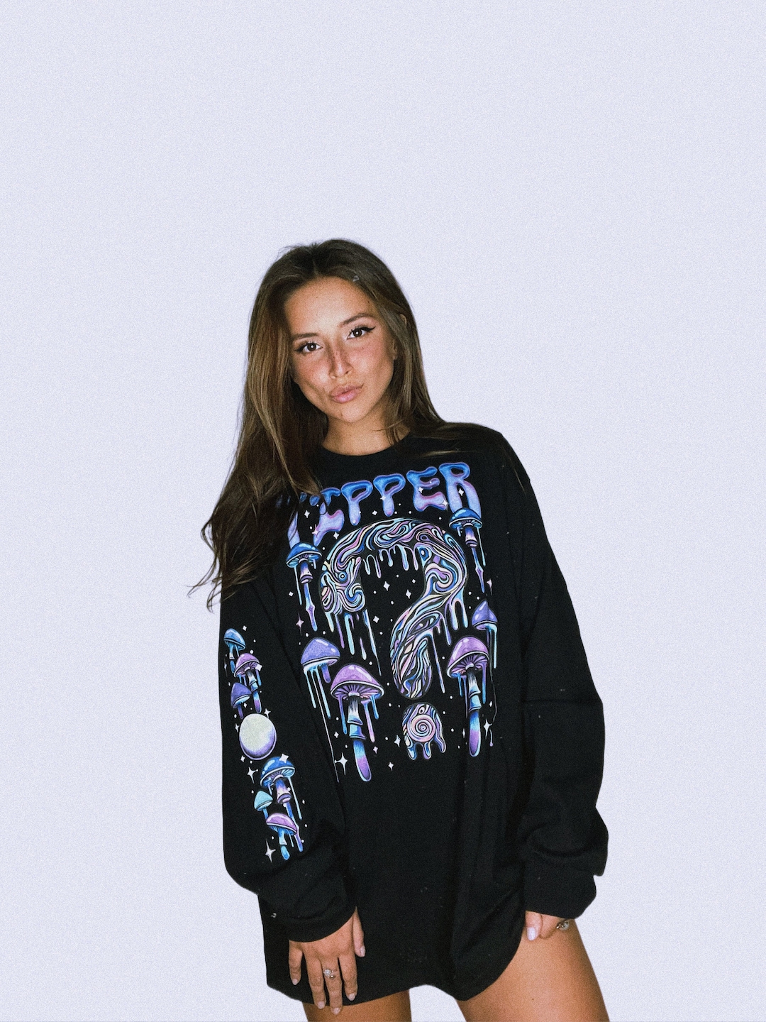TIPPER Moon Drip Long Sleeve - Etsy
