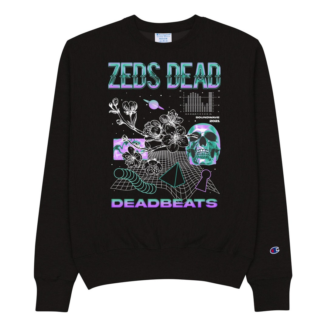 ZEDS DEAD Champion Sweatshirt Edm Music Festival Merch, Zeds Dead Merch ...