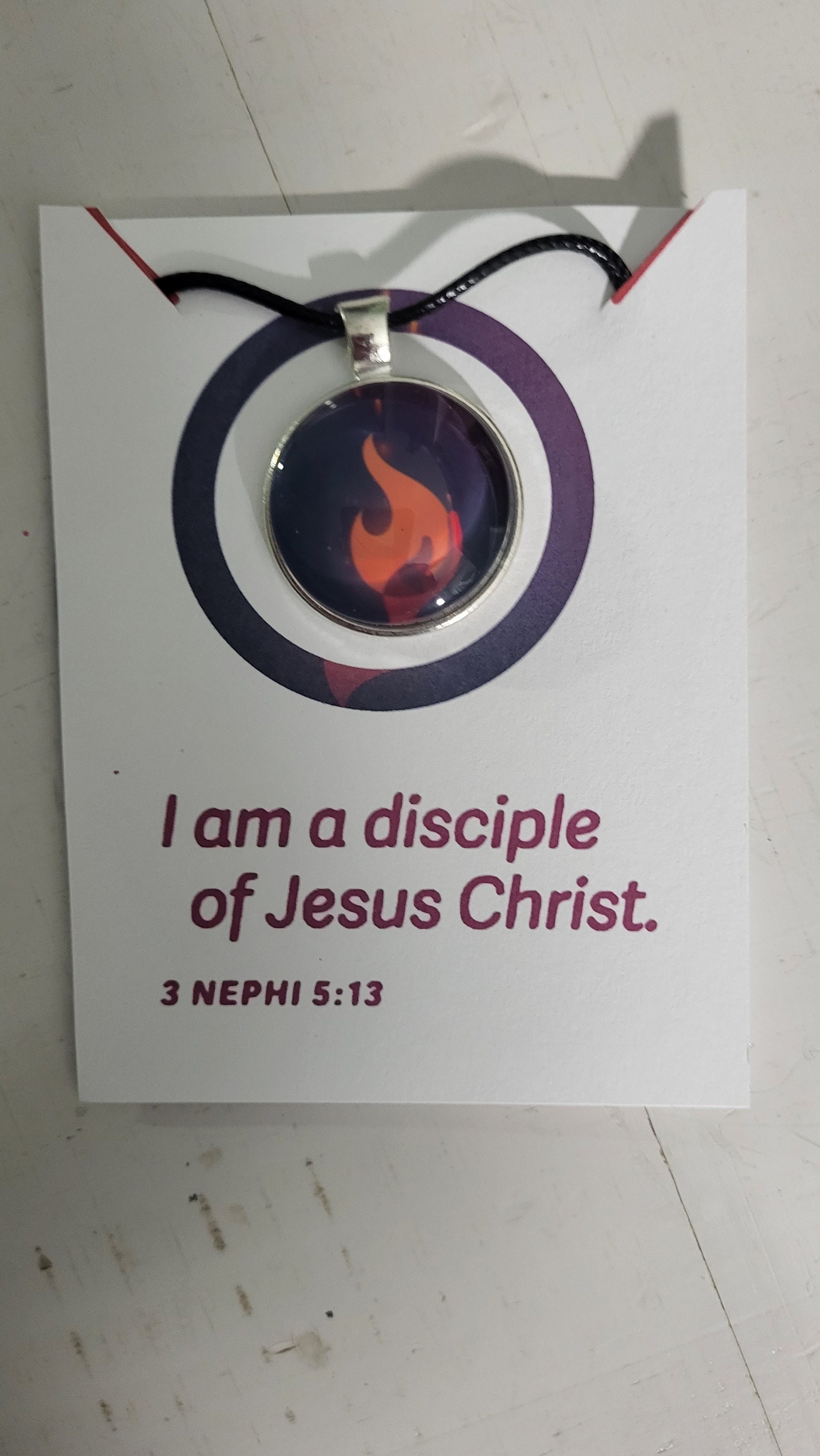 YW "i Am a Disciple" Necklace; 2024 LDS Youth Theme; Pendant; Camp ...