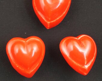 Red ceramic heart | Etsy