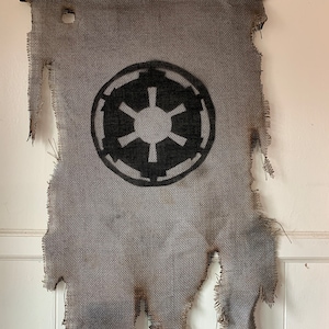 Battle Torn Banner Inspired by Star Wars Empire Imperials Darth Vader ...