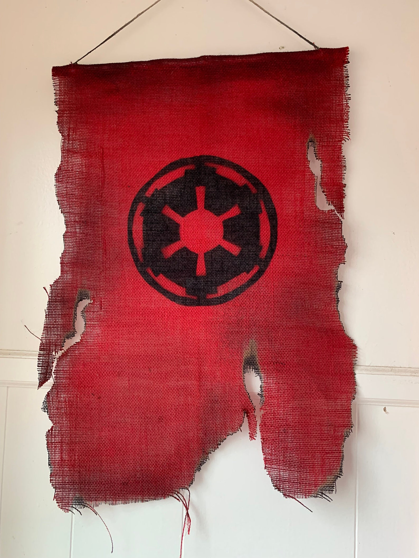 Battle Torn Banner Inspired by Star Wars Empire Imperials Darth Vader ...