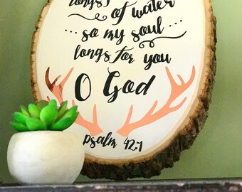 Psalm 42 1 | Etsy