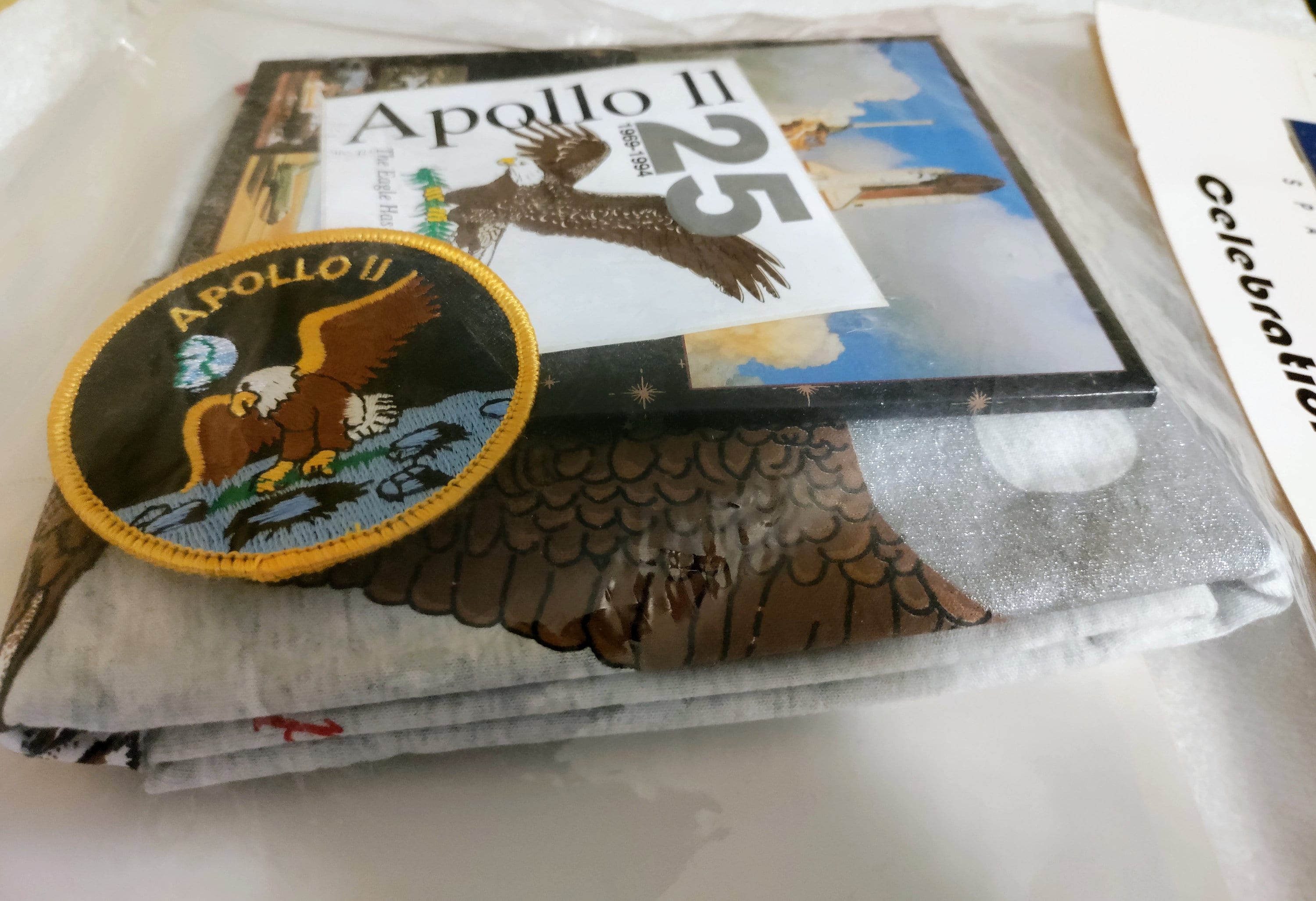 GUY GIFT NASA Apollo 11 Mission 25th Anniversary Commem "celebration 25 ...