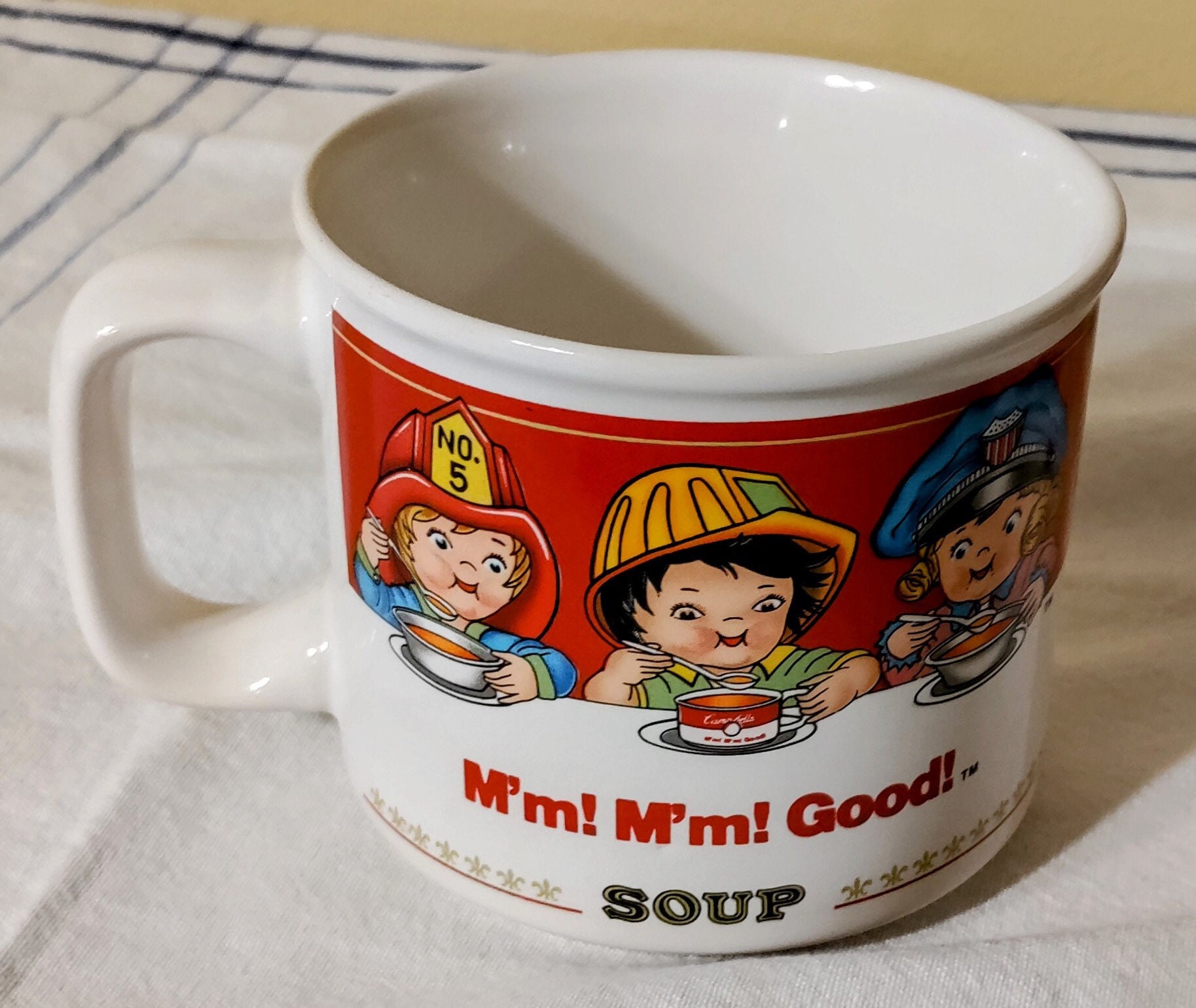 Vintage Campbell Soup Mugs----mmmm, Mmmm, Adorable Like New - Etsy