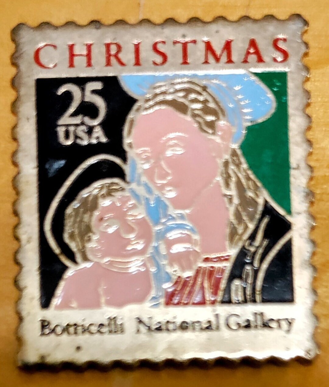 USPS Commemorative Stamp Pin Madonna and Child - Etsy