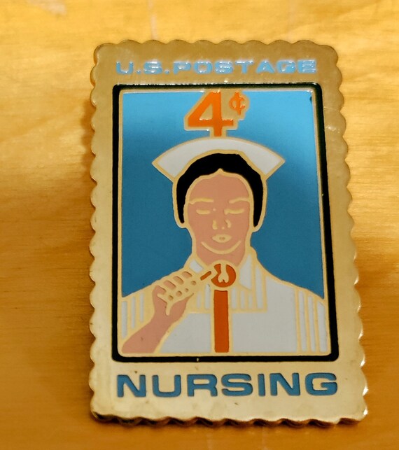 USPS Commemorative Stamp Pin Nurse Appreciation - Gem