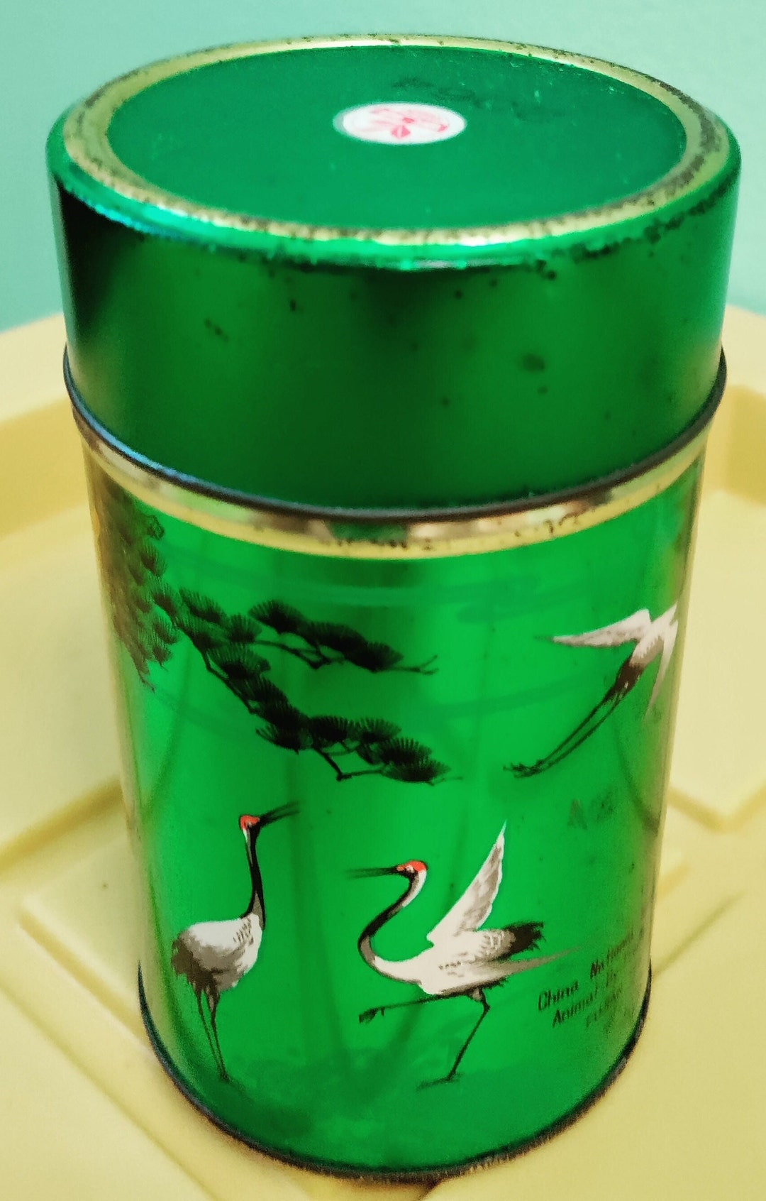 Jasmine Tea Tin! Advertising and Vintage Tin is Bright, Clean and in ...