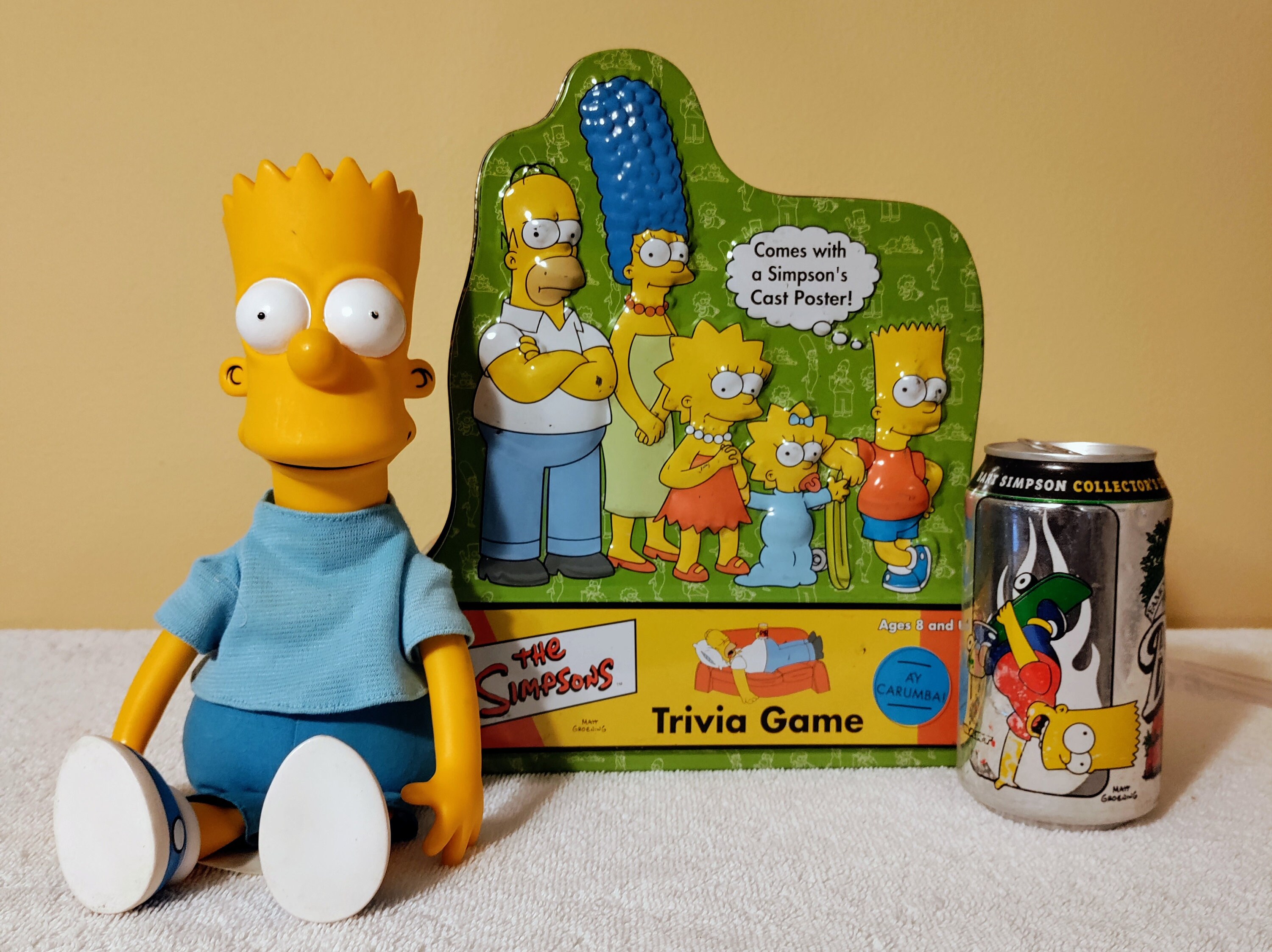 Bart Simpson Collectible Bundle 1990 3-piece Official Bart in Original ...
