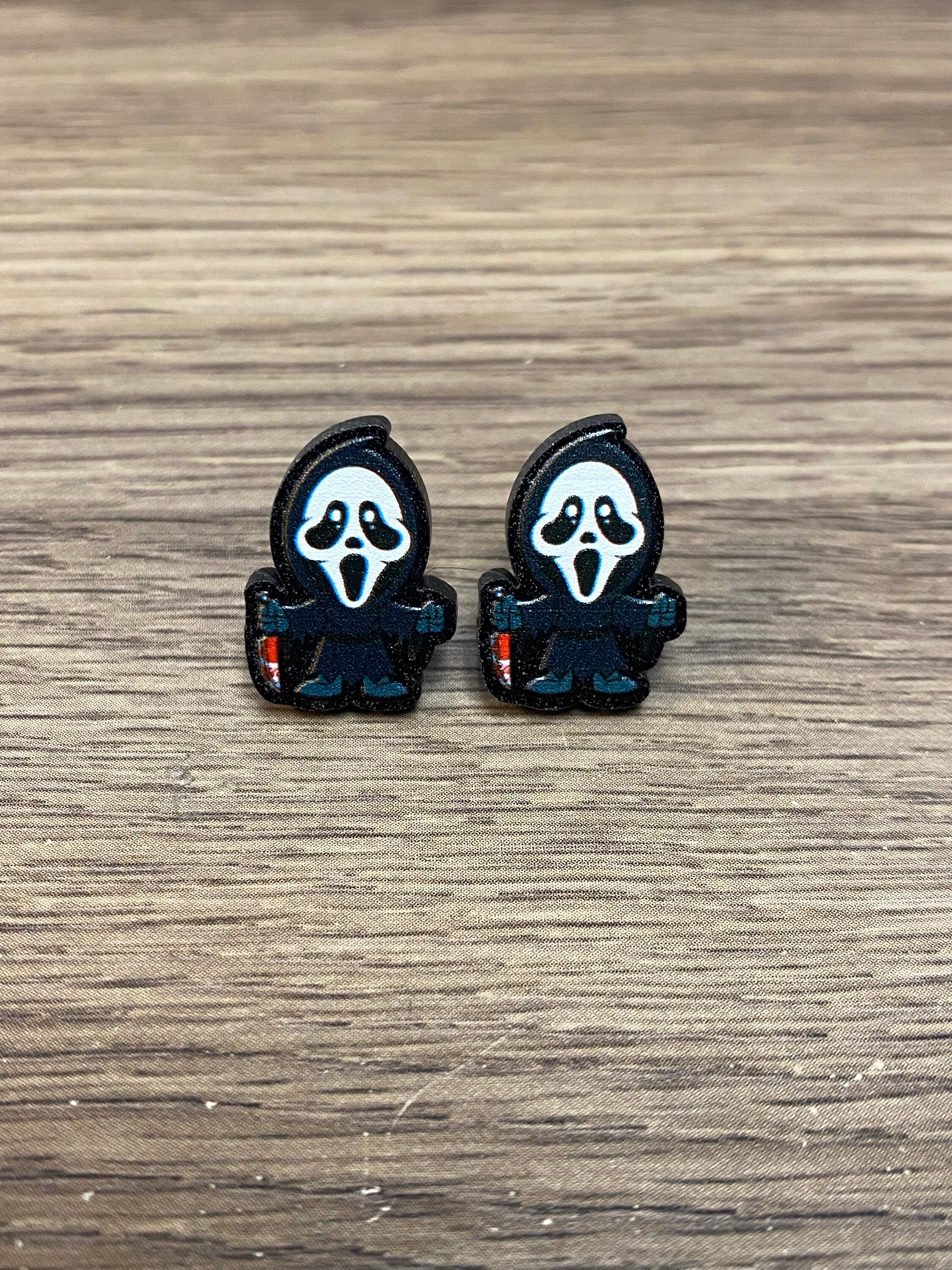 Horror Studs Beetlejuice Ghostface Scream Chucky It Pennywise Derry ...