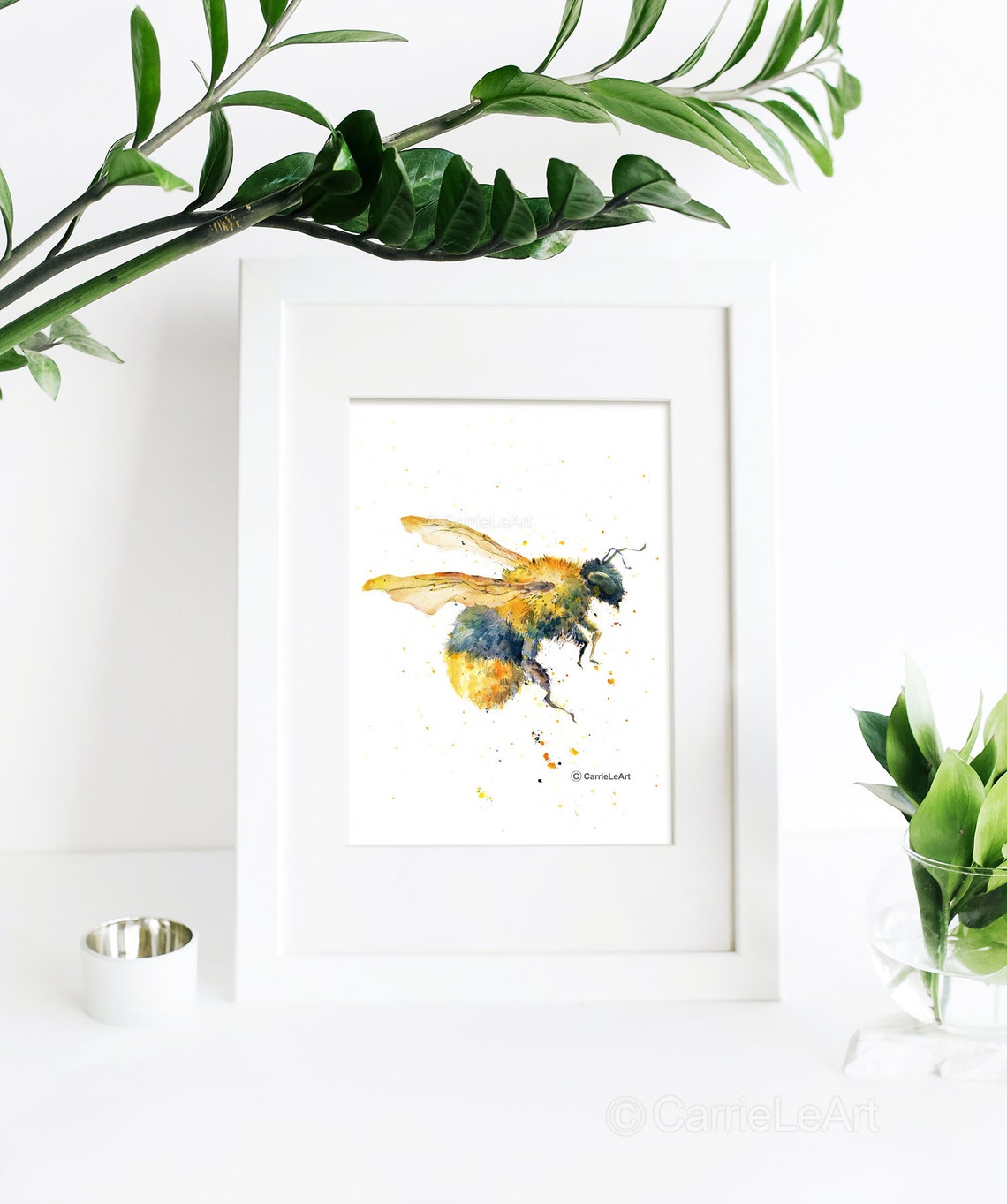 Bumble Bee Print Bee Print Insect Print Bee Watercolor Bee - Etsy UK