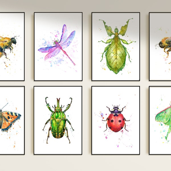 Insect Watercolor - Etsy