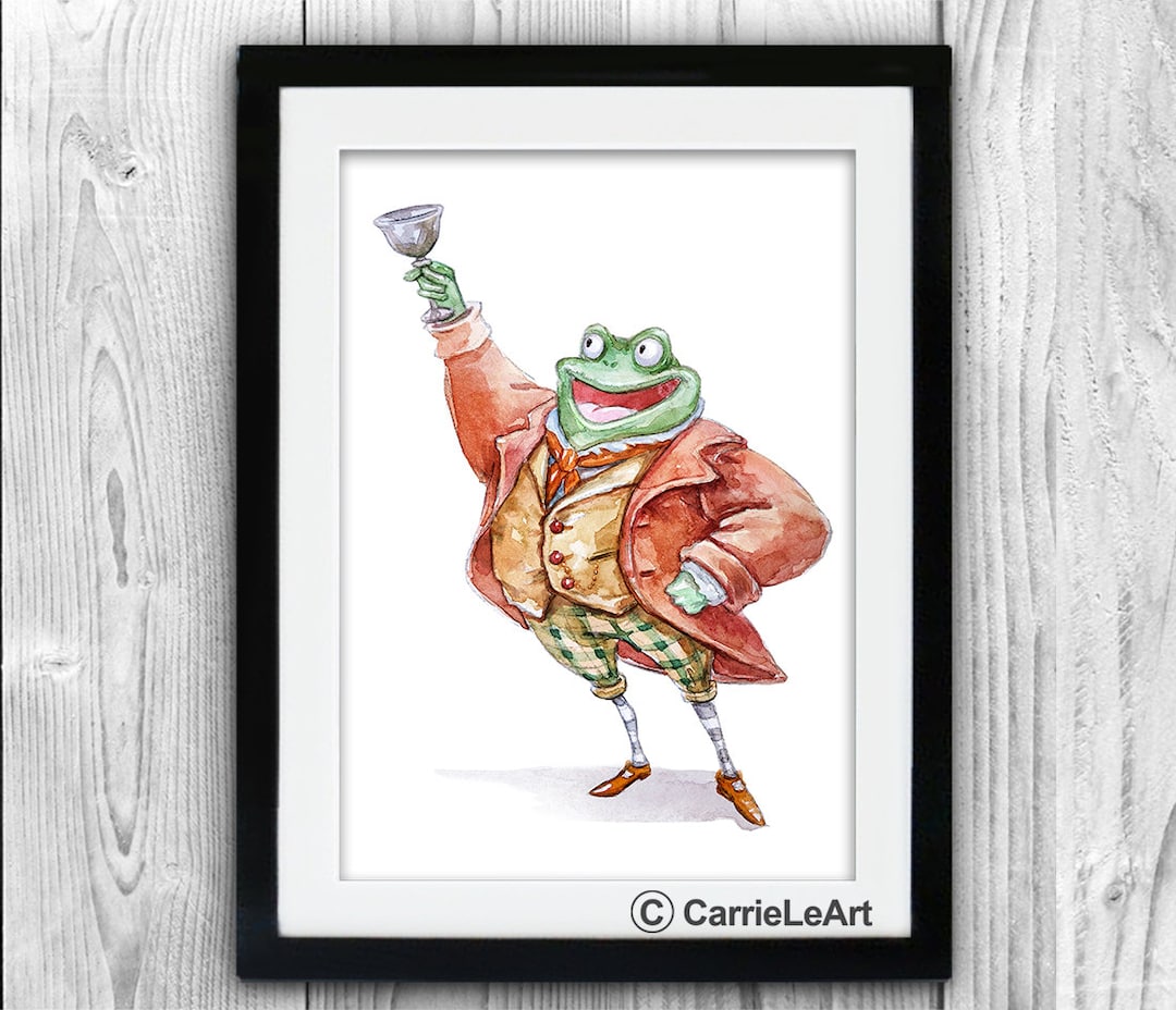 Wind in the Willows Print.mr Toad.wind in the Willows Art.frog Print ...