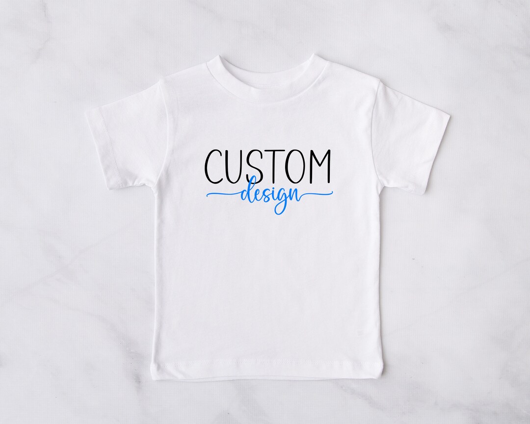 Custom Kids Shirt - Personalized Youth Shirt - Your Design or Text Here ...