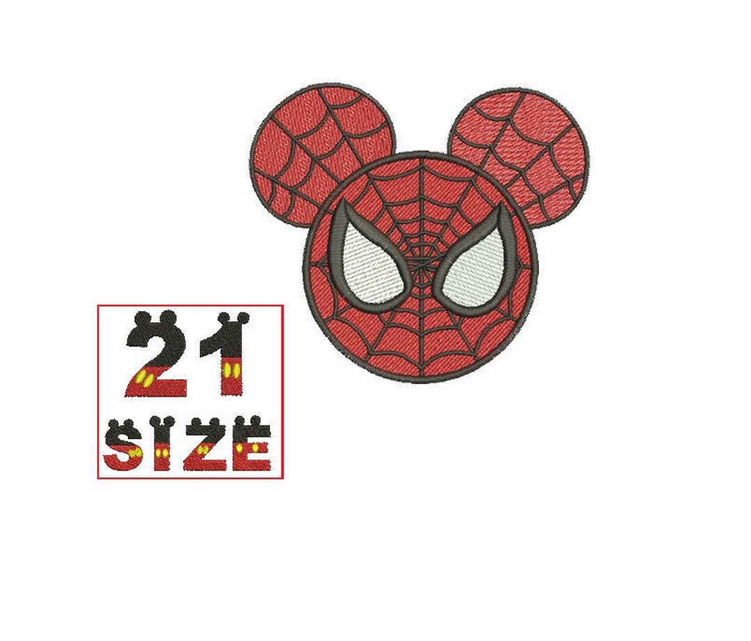 Superhero Spider Man Panda Spiderman Embroidery Baby Kid Cute Character ...
