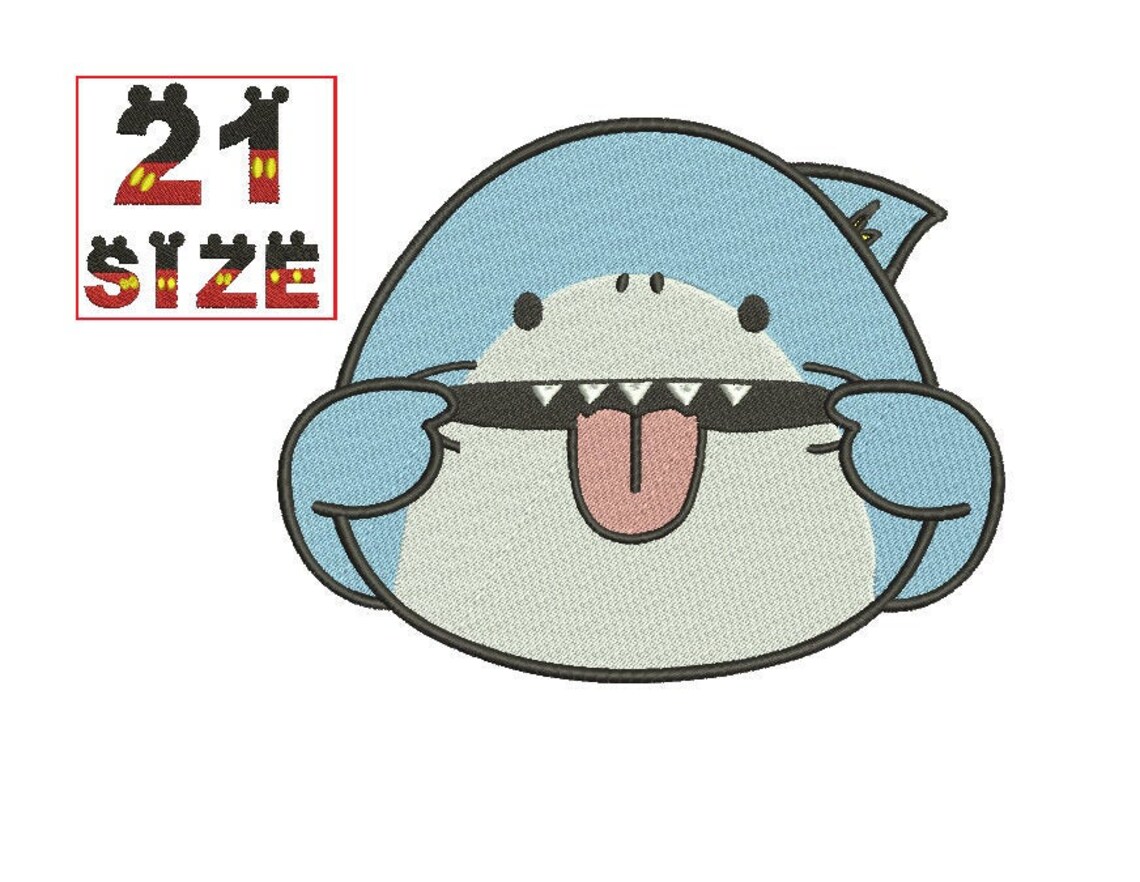 Baby Shark EMBROIDERY Design Baby Cute Kid Shark Applique - Etsy Singapore
