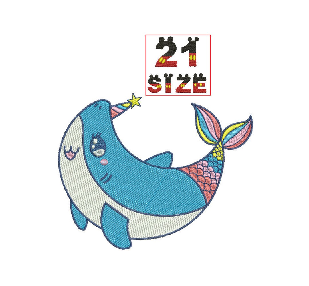 Baby Shark EMBROIDERY Design Kid Shark Applique Design Embroidery ...