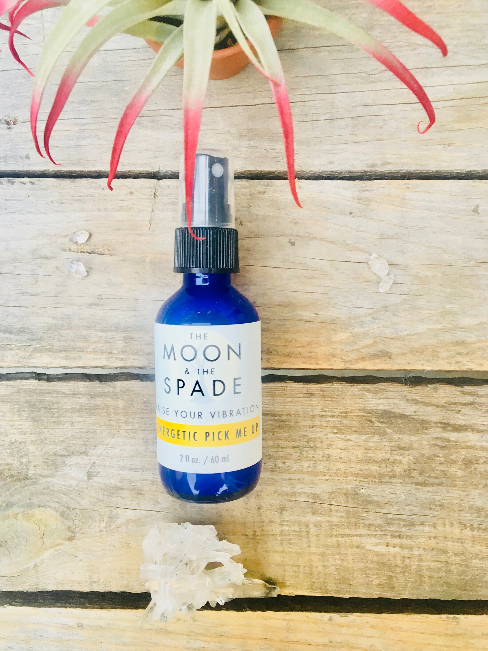 Raise Your Vibration Spray, Herkimer Diamond Gem Elixir, Essential Oil ...