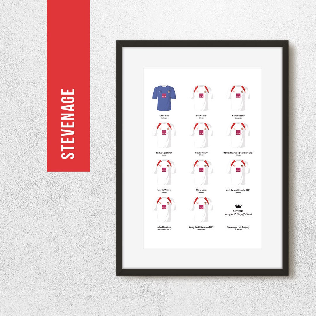 Stevenage 2011 League 2 Playoff Winners Football Team Poster - Etsy UK