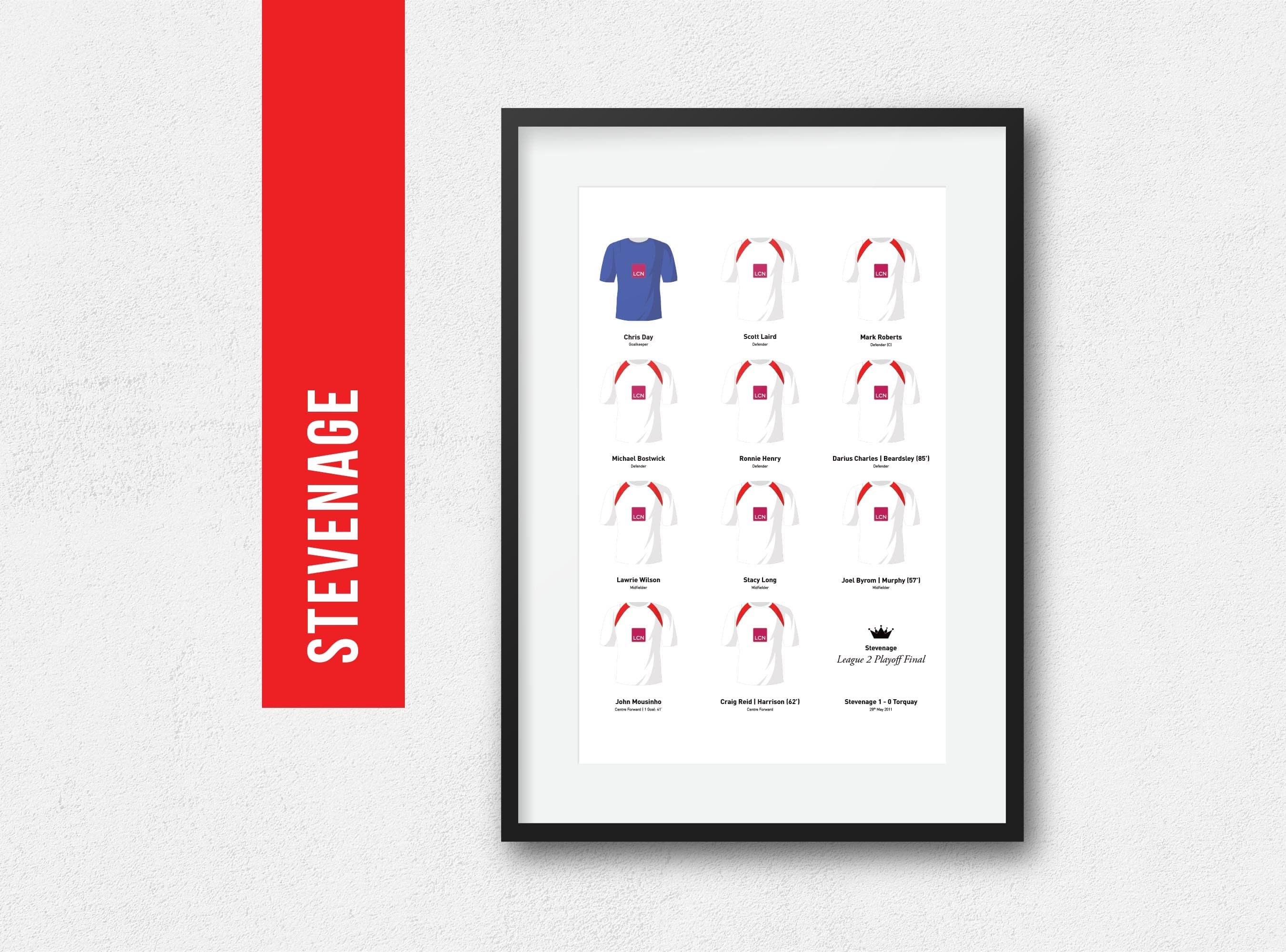Stevenage 2011 League 2 Playoff Winners Football Team Poster - Etsy UK