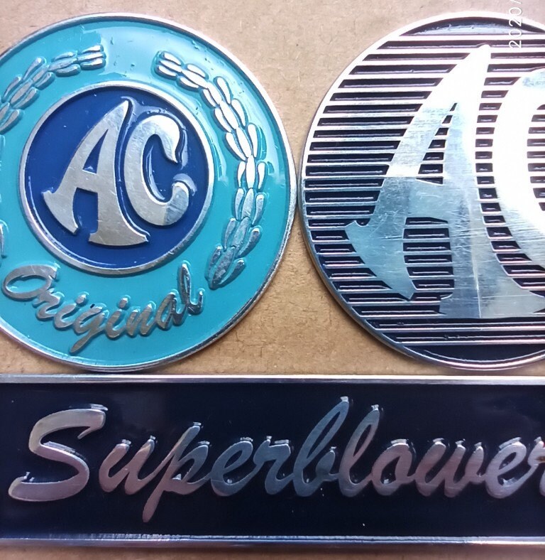 Shelby Cobra Ac Super Blower Car Badge Logo Emblem Placca Plakette 3X ...