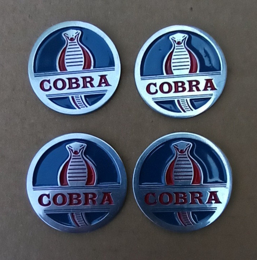 Shelby Cobra Emblem Set (4) - 35 & 38 Mm Car Badges - Etsy