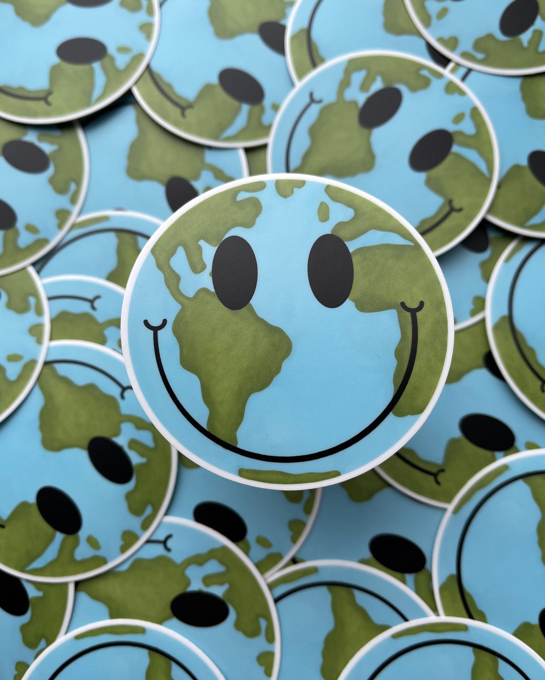 Smile the World is Watching Sticker // Durable Waterproof Vinyl - Etsy