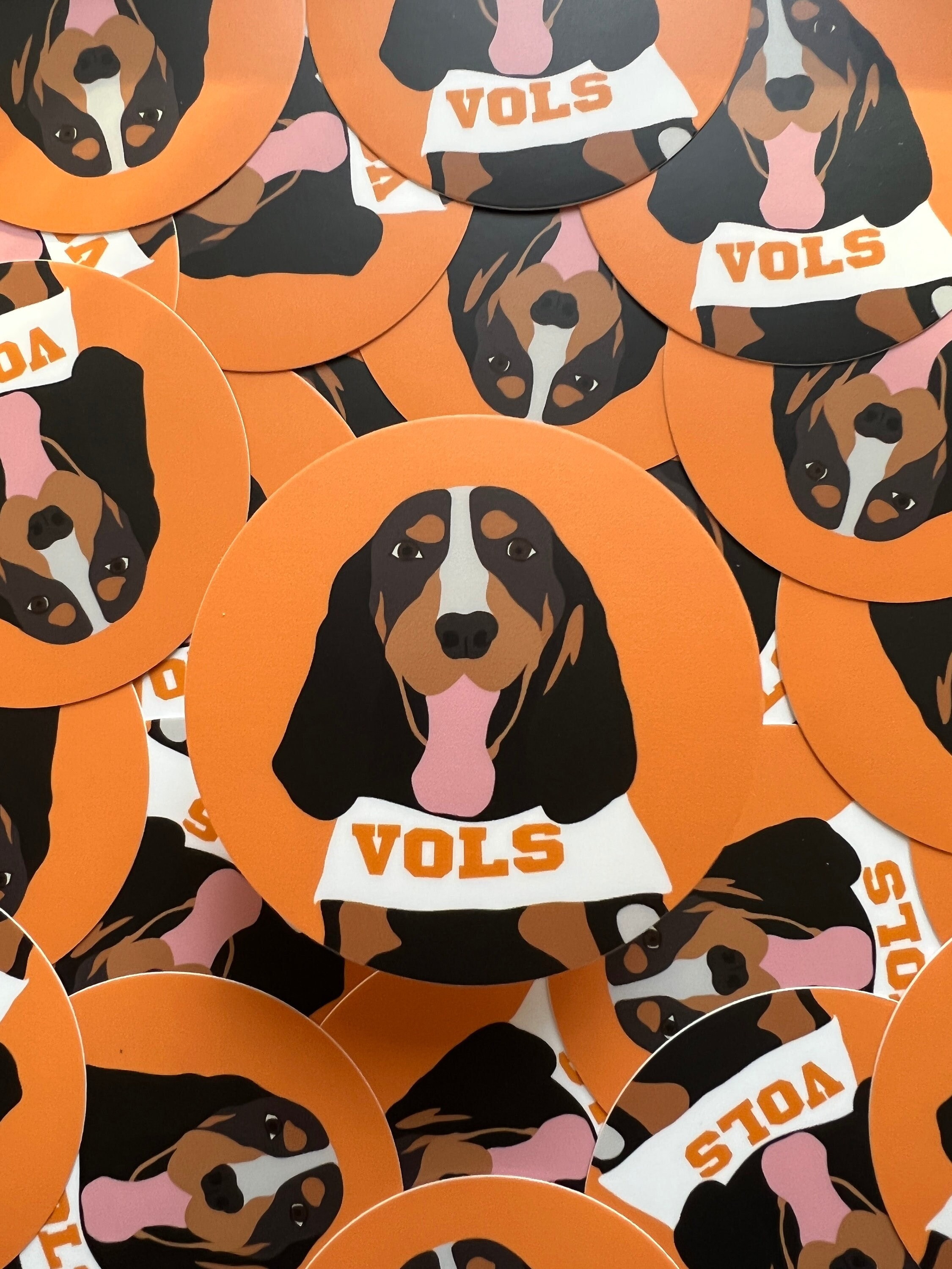 Smokey the Dog Sticker // Tennessee Sticker // Durable Waterproof Vinyl ...
