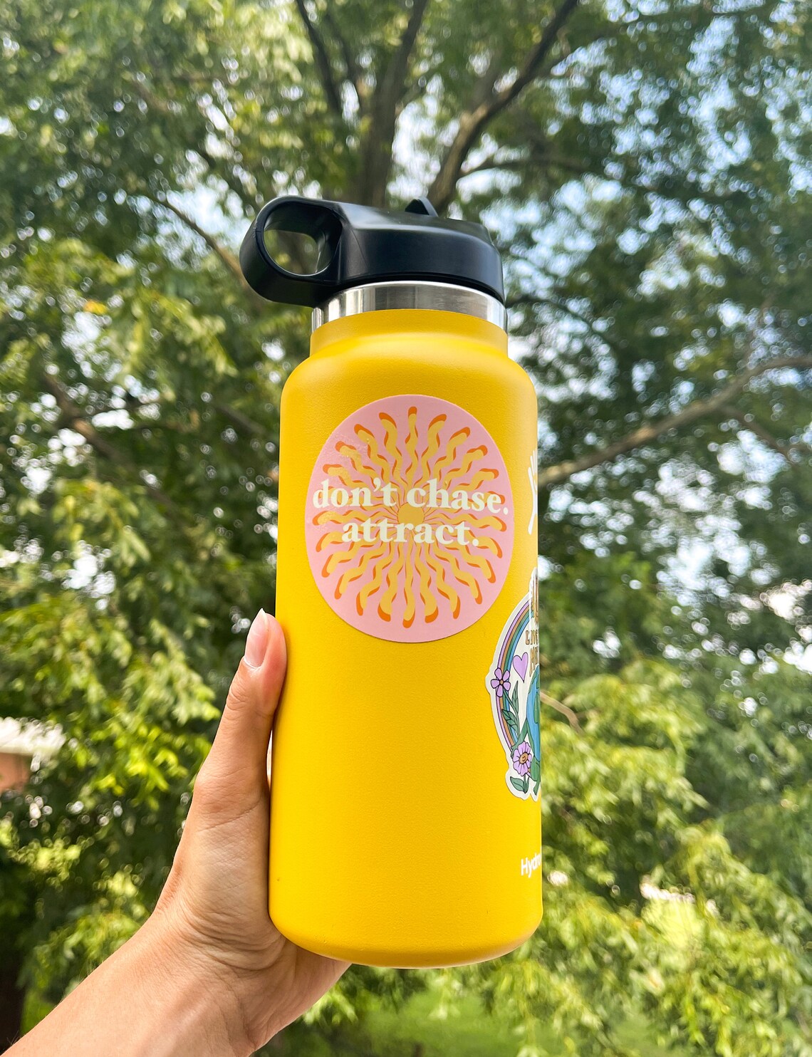 Don't Chase Attract Sticker // Durable Waterproof Vinyl - Etsy