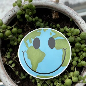 Smile the World is Watching Sticker // Durable Waterproof Vinyl - Etsy