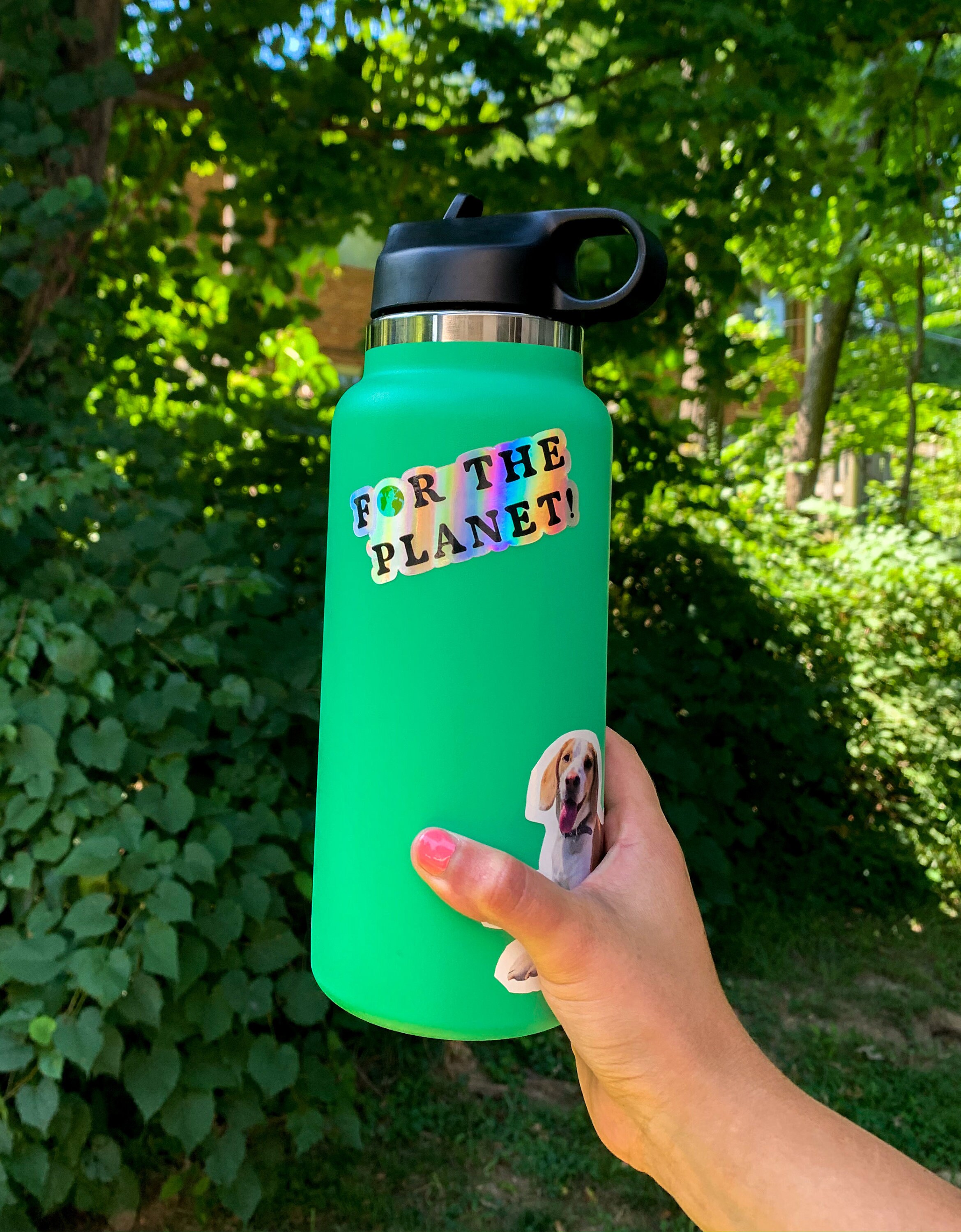 Holographic for the Planet! Sticker // Durable Waterproof Vinyl - Etsy