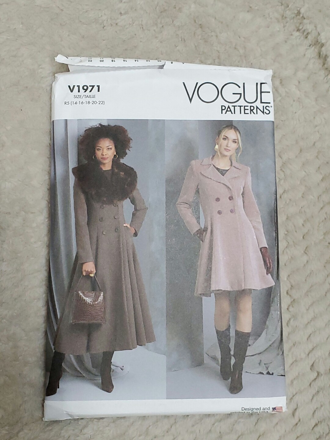 Vogue Patterns V1971 Sizes 14-22 - Etsy