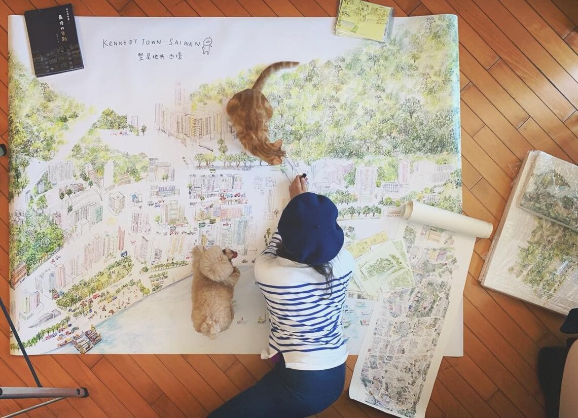 Kennedy Town Map Poster Version | Etsy