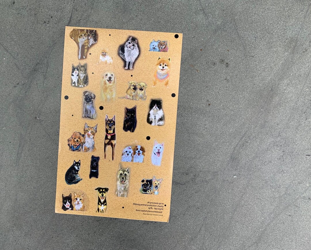 Stickers of Rescued Animals - Etsy