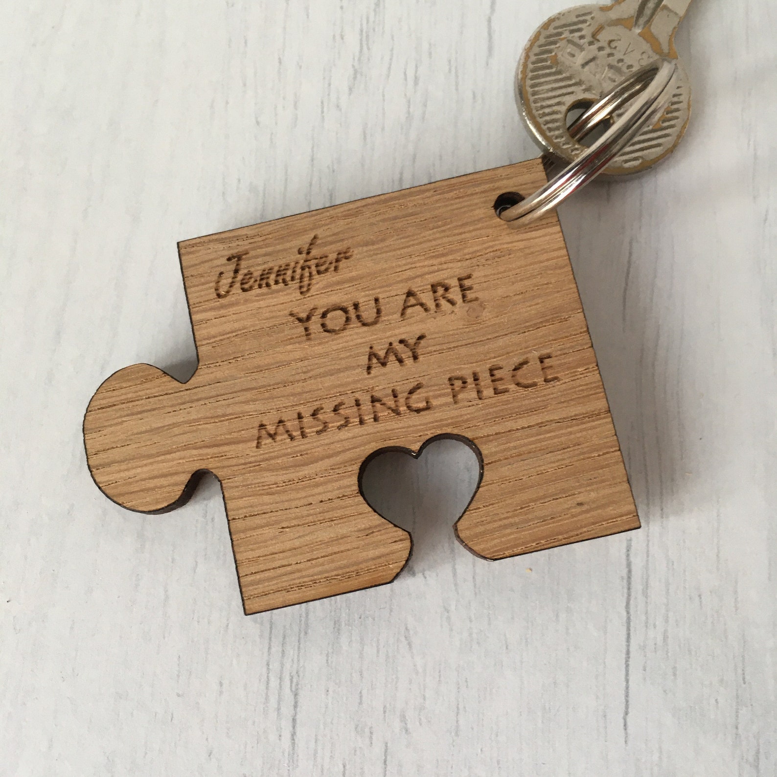 My Missing Piece Keyring Personalised Jigsaw Keyring Puzzle - Etsy UK