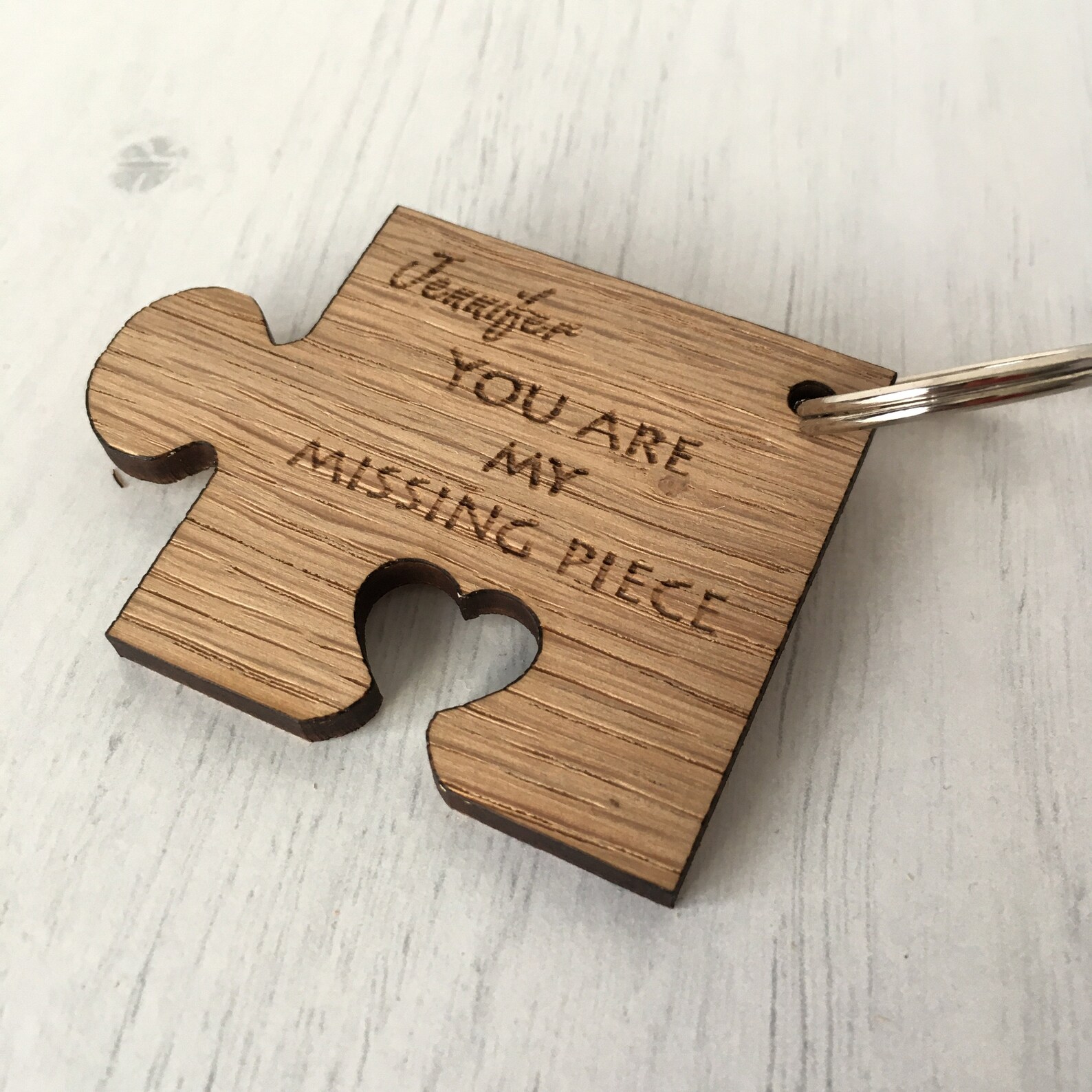 My Missing Piece Keyring Personalised Jigsaw Keyring Puzzle - Etsy UK