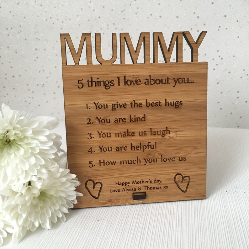 Personalised Mummy Plaque Mummy Gifts Nanny Gifts Christmas - Etsy