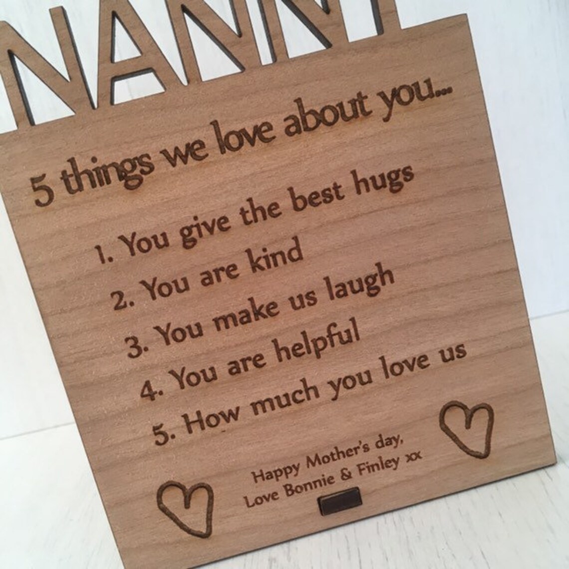 Personalised Mummy Plaque Mummy Gifts Nanny Gifts Christmas - Etsy